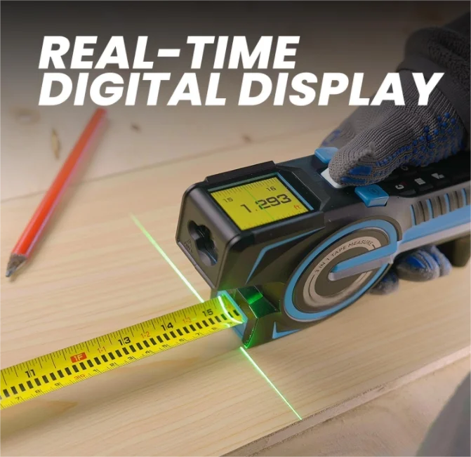3-in-1 Digital Tape Measure, 330 Foot Laser Measuring Tool, and ...