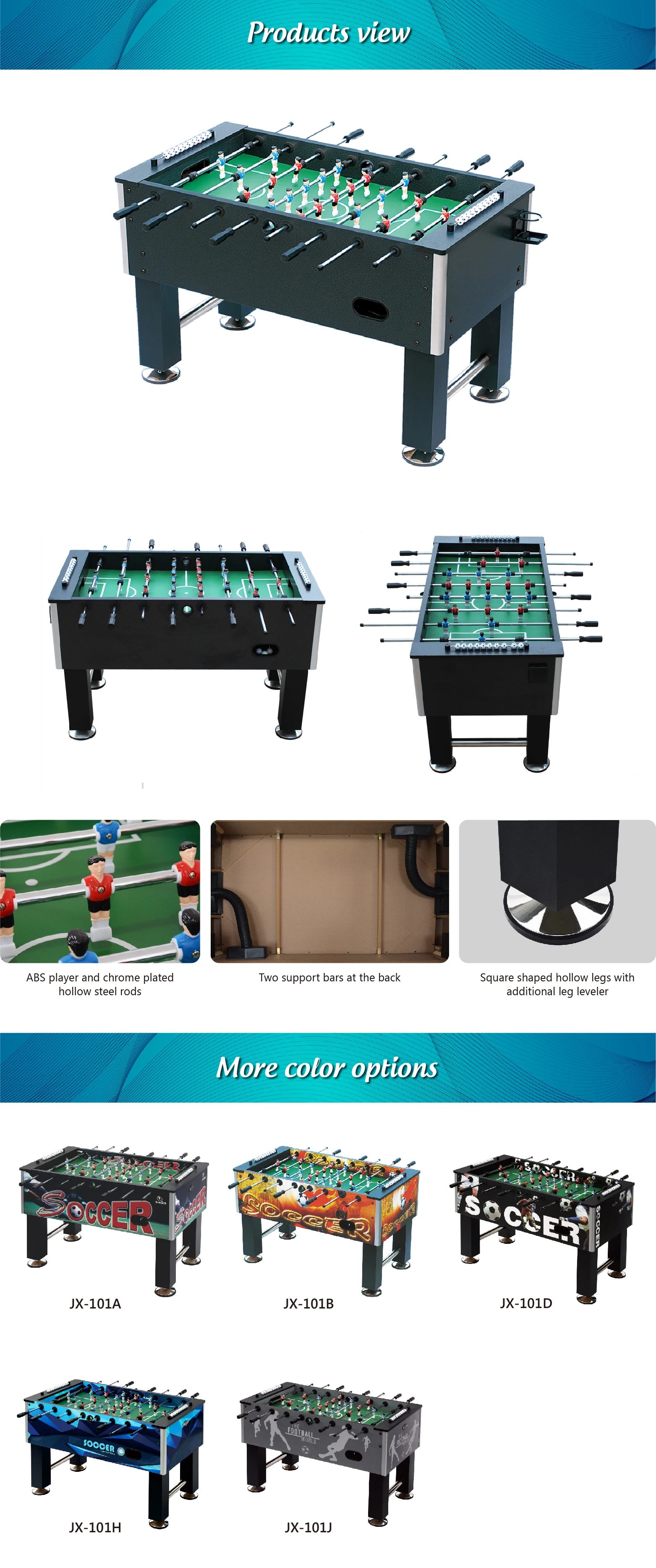 Jiuxing Sports Indoor Hand Soccer Table Desktop Football Game - Buy ...