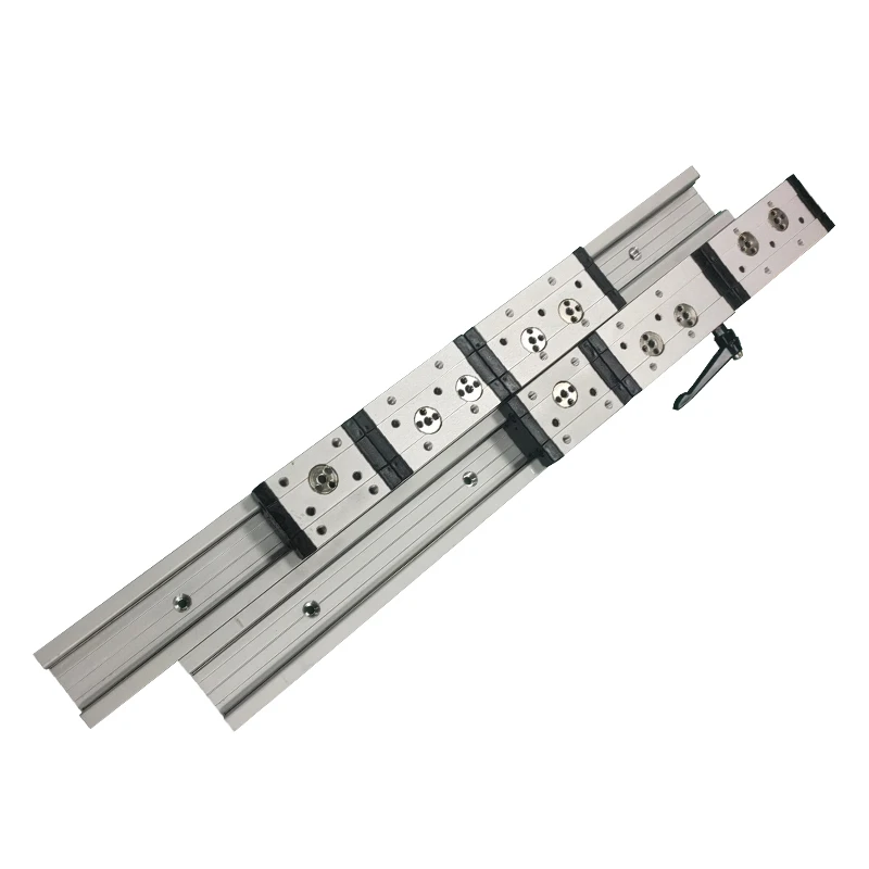Built-in Double-axis Linear Guide Rail Roller Sliding Lock Mute Slider ...