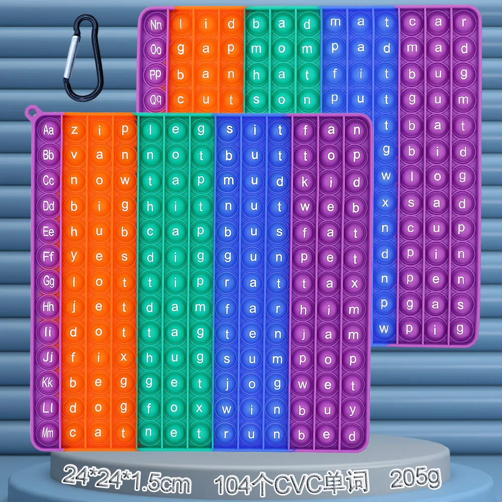 Push Pop Fidget Toy Bubble Learn Multiplication Math Skills Stress ...