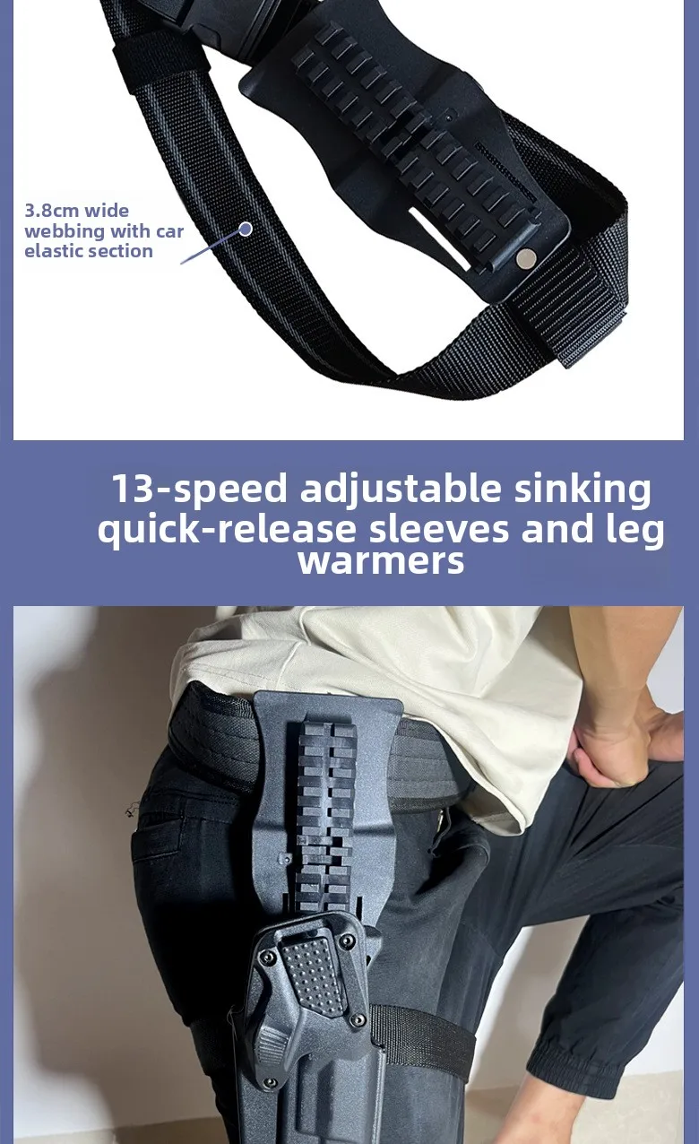 New 92G Drop Leg Holster 13-Position Nylon Quick Draw Gun Holster Universal Modified 92 Low ...