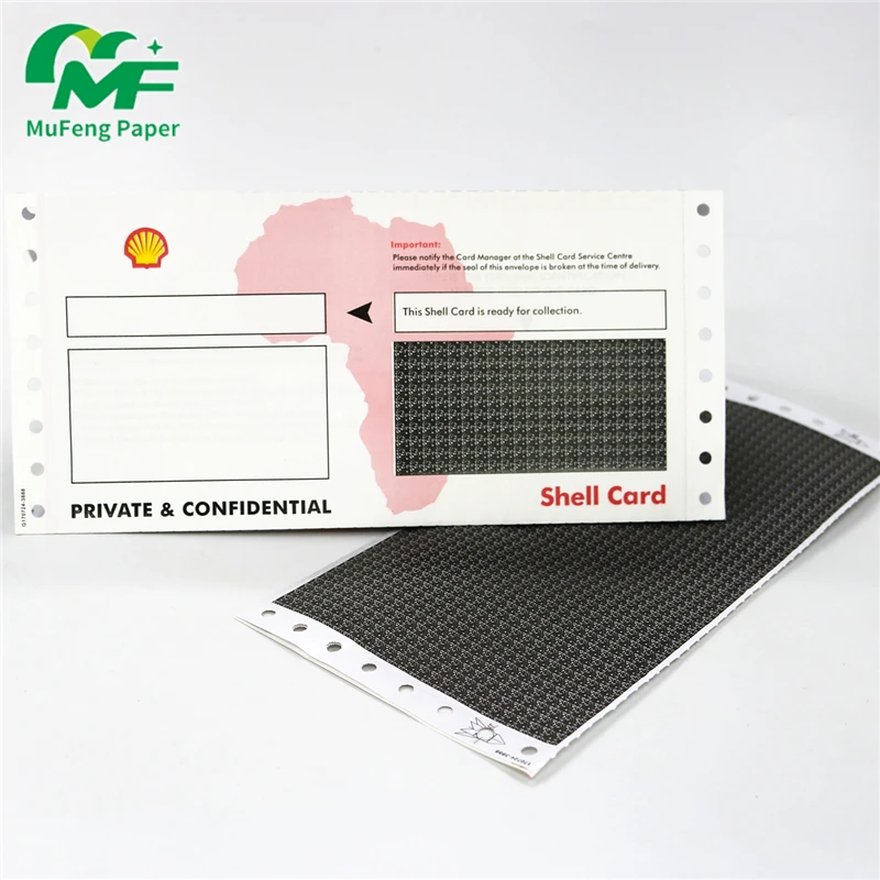 3 Ply Confidential Envelope Bank Continuouse Atm Computer Pin Mailer ...