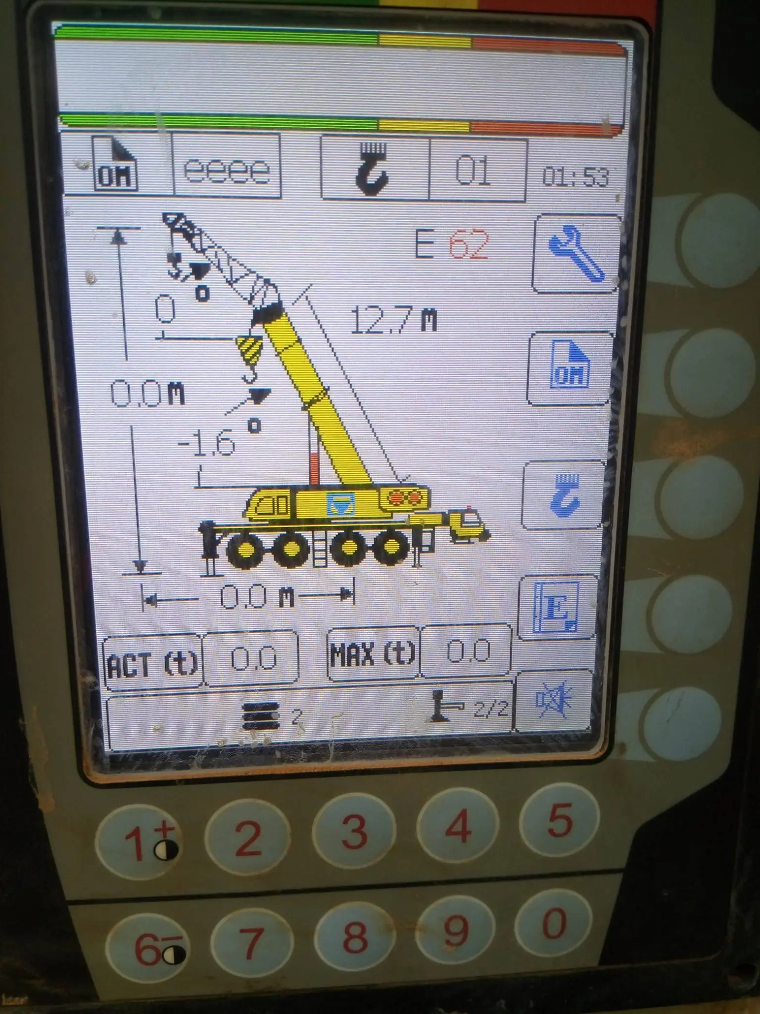 Crane Parts Controller Cabinet System with LCD Display Panel for Road ...