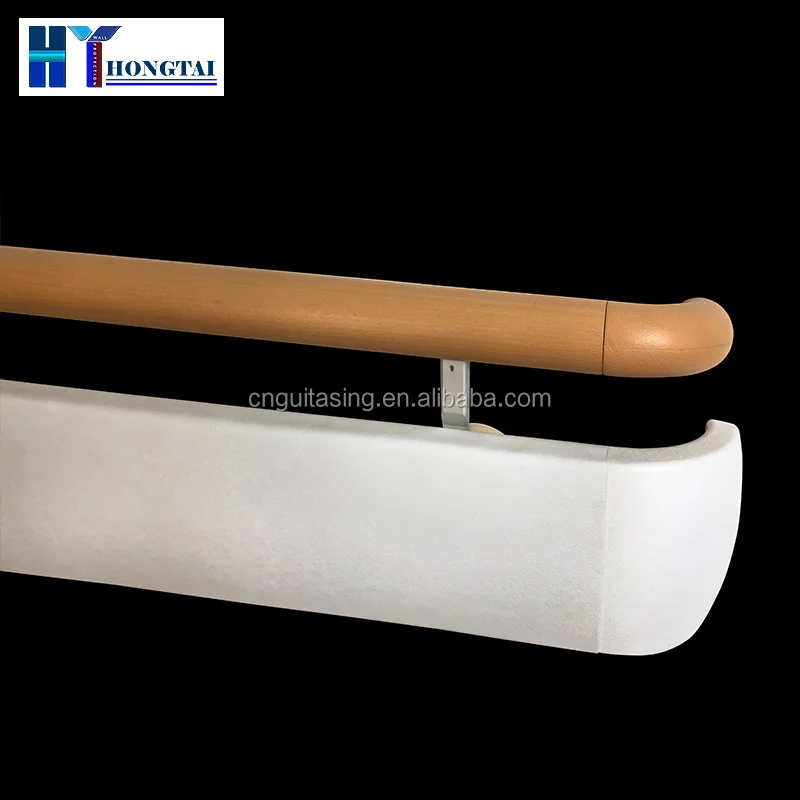 Hospital Hallway Wall Crash Hand Rail & Aluminum Pvc For Patients ...