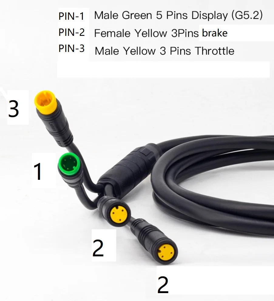 Bafang Waterproof Wiring Harness Cable For Mid Drive Motor - Oem