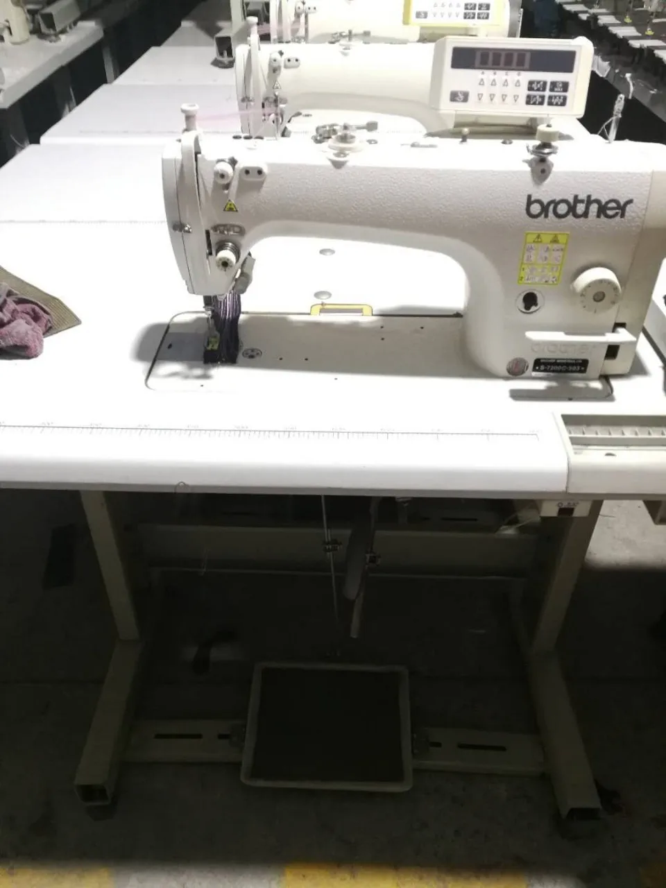 Japan Brother S-7200c Used Sewing Machine Industrial Single Needle ...