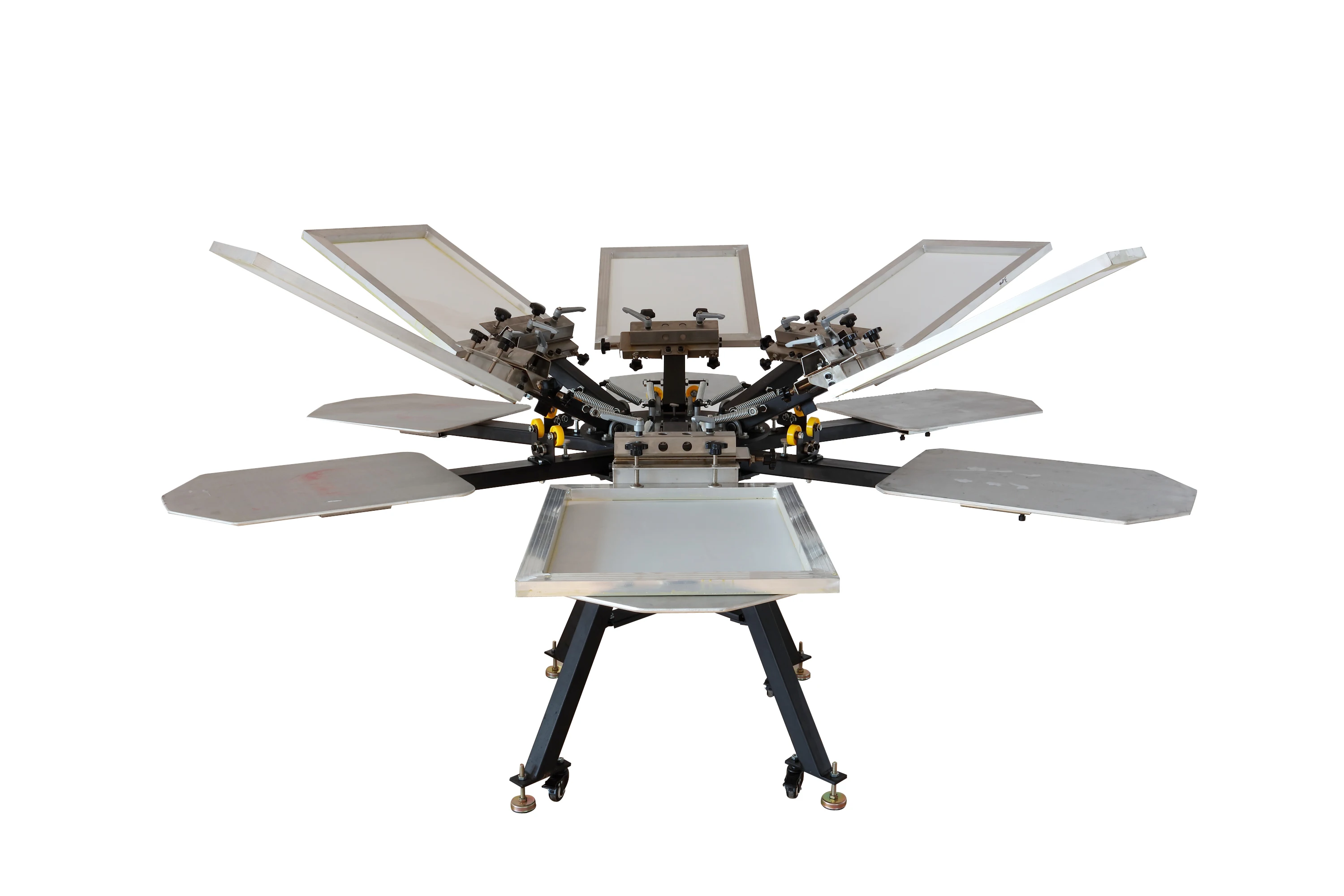 Screen Printer Type And Printing Shops Applicable Industries Rotary 6 ...