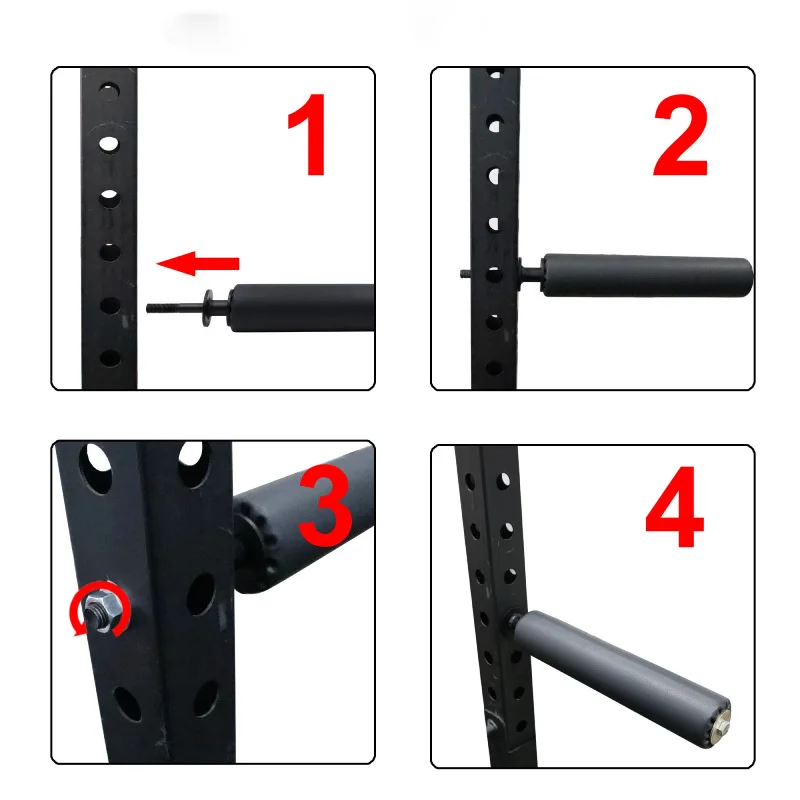 Bulgarian Split Squat Roller Attachment for Power Rack - Dual 18MM ...