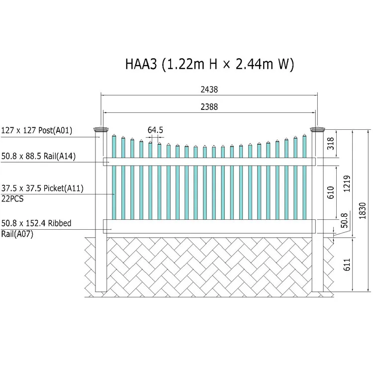 Plastic PVC Fence Gate Designs - Durable & Eco-friendly
