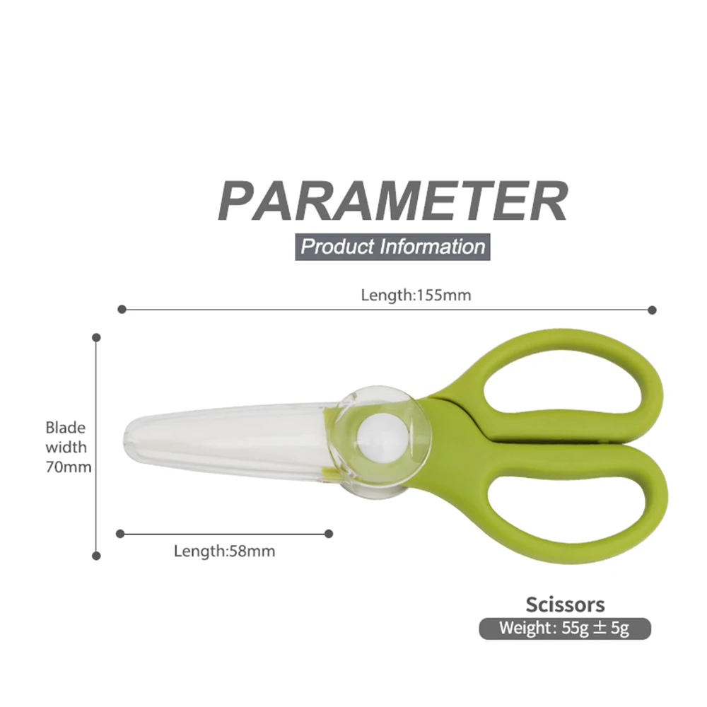 Ceramic Scissors For Kids Food Kitchen Cooking Shears Safety ...