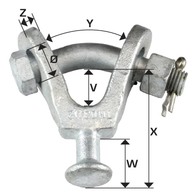 Hdg Forged Ball Y-clevis-direct From The Manufacturer - Buy Hdg Forged ...
