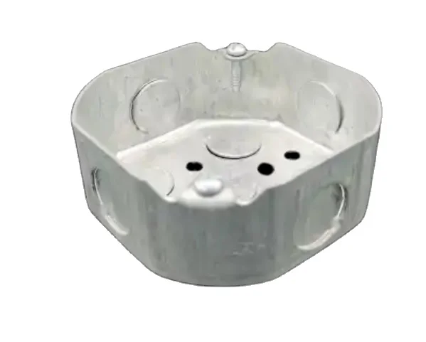 Octagon Box,Drawn-size: 4" Octagon Height: 1-1/2" Thickness: 1.6mm ...