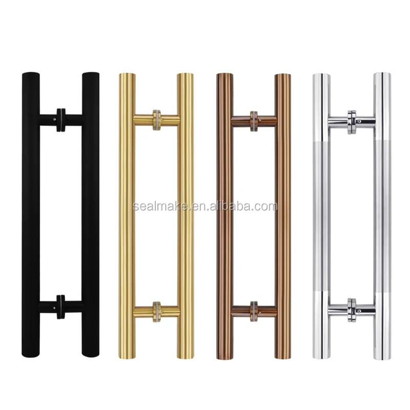 Fyl High Quality H Shaped Glass Door Handle Stainless Steel Tube Shower ...