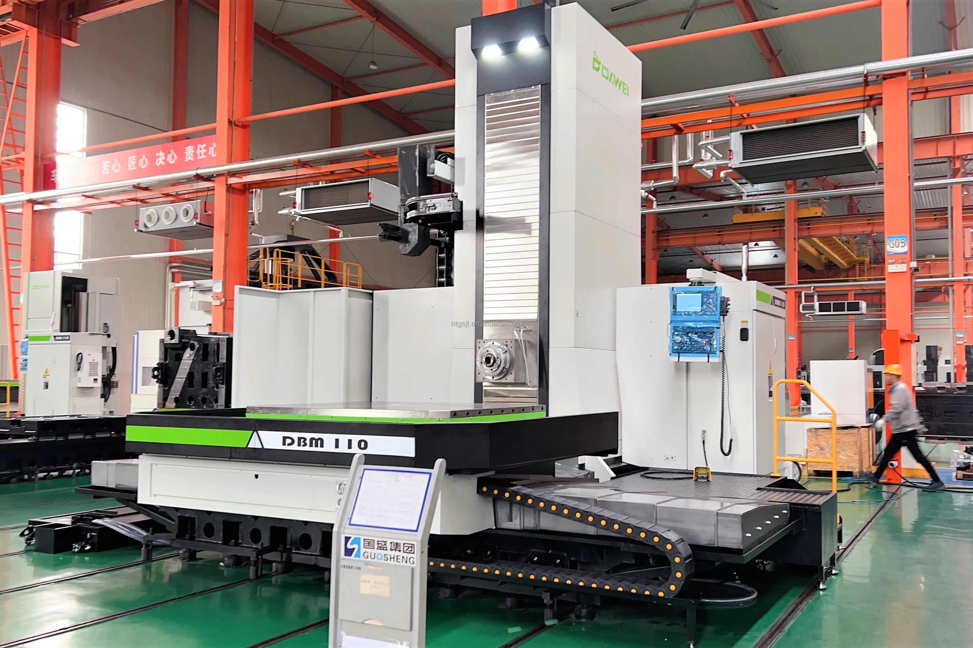 Dbm110 Cnc Horizontal Bore Boring Milling Machine Center 110 Spindle ...
