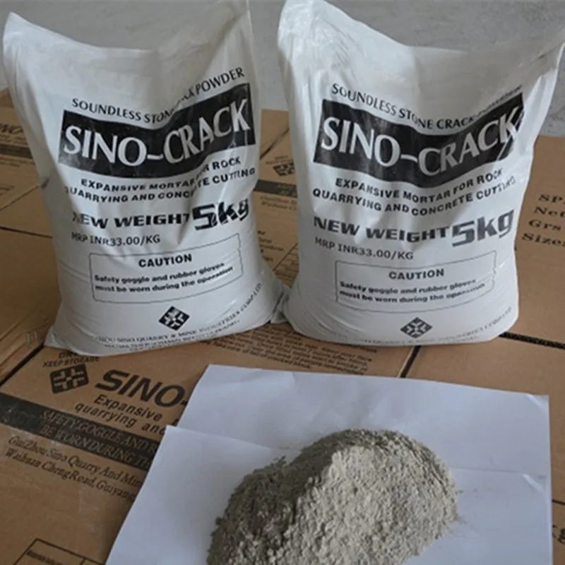Sino-crack Stone Quarry Powder. - Buy Expansive Mortar,Expansive Powder ...