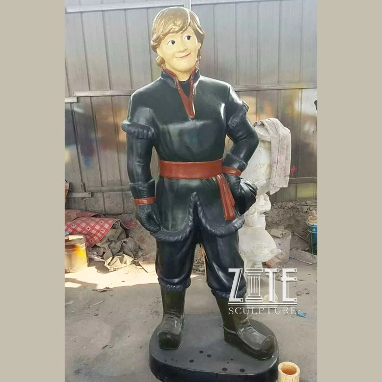 Fiberglass Cartoon Figure Sculpture Resin Movie Character Frozen Anna ...