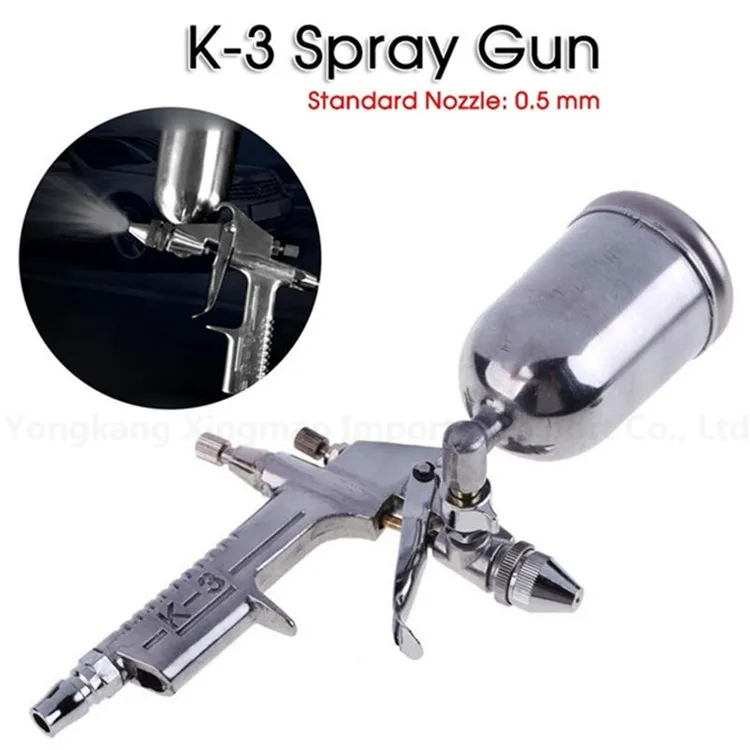 K3 Painting Atomizer Tool With Hopper 0.5mm Nozzle 200cc Airbrush ...
