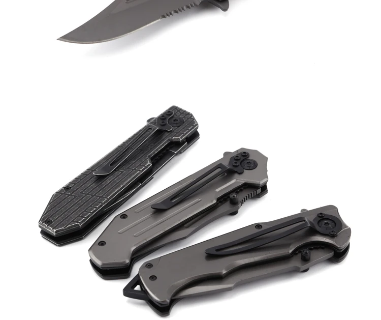 3 Styles Camping Outdoor Pocket Making Handmade Folding Stainless Steel ...