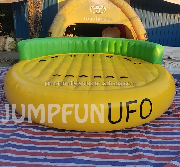 9 Player Inflatable Aqua Towable Ufo 13.1ft Diameter Adults Water ...