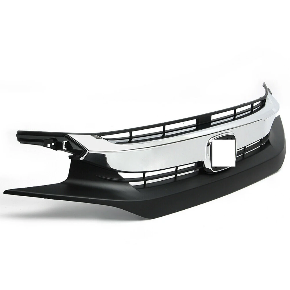 Honda Civic 2016-2018 Front Bumper Upper Radiator Grille Mesh Trim
