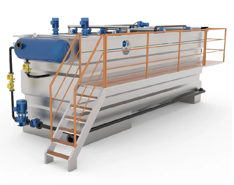 Air Flotation Separator With Sludge Scraper System Dissolved Gas ...