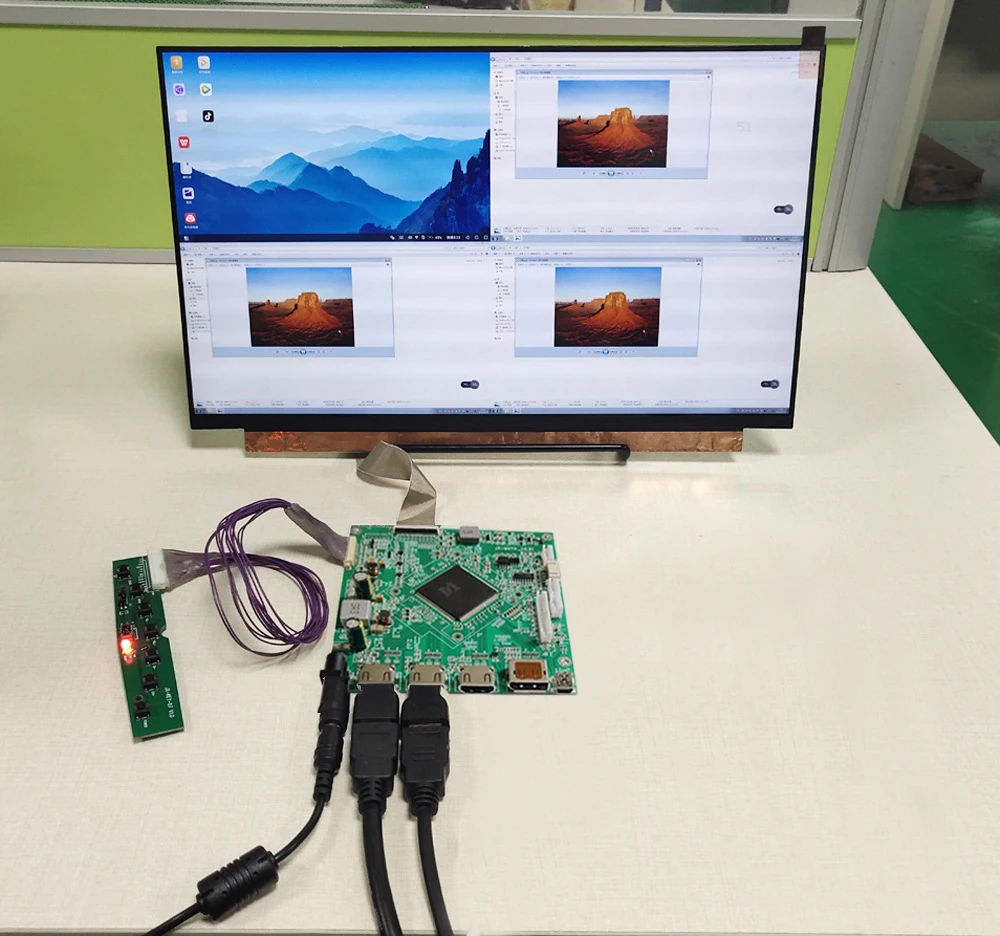 4K LCD Controller Board - High Definition Monitor PCBA