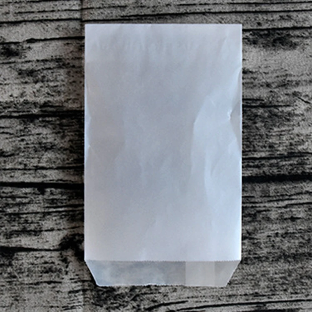 Custom Pharmacy Medical Glassine White Paper Bags Semitransparent Wax ...