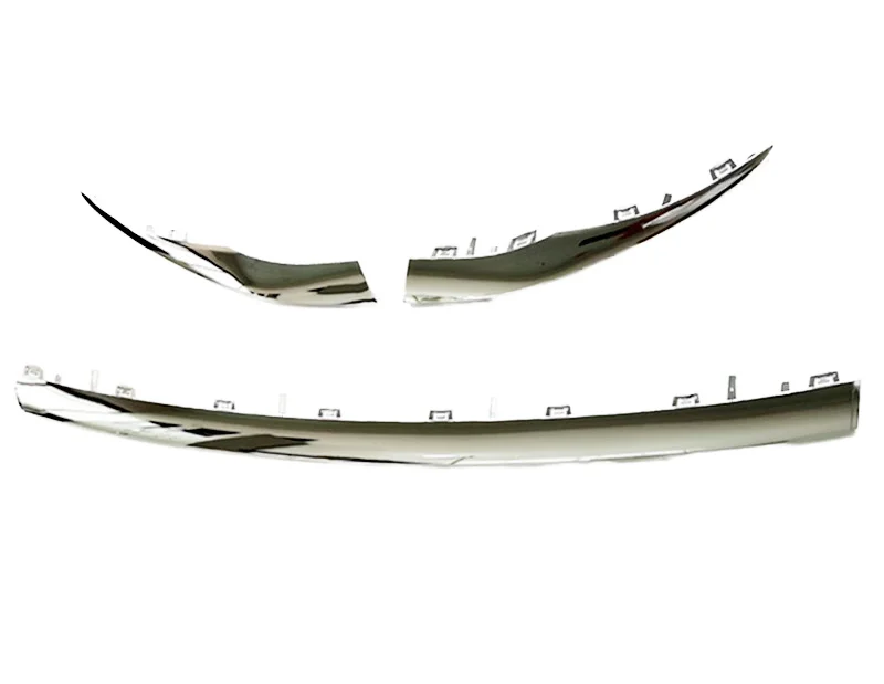 FOR Mercedes Benz W205 C300 2019 Front Bumper Lip Chrome Trim Moulding ...