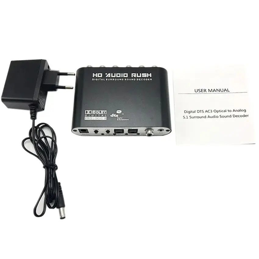 Dac Audio Decoder 51 Board Dolb Toslink Digital To Analog Converter 5.1 ...