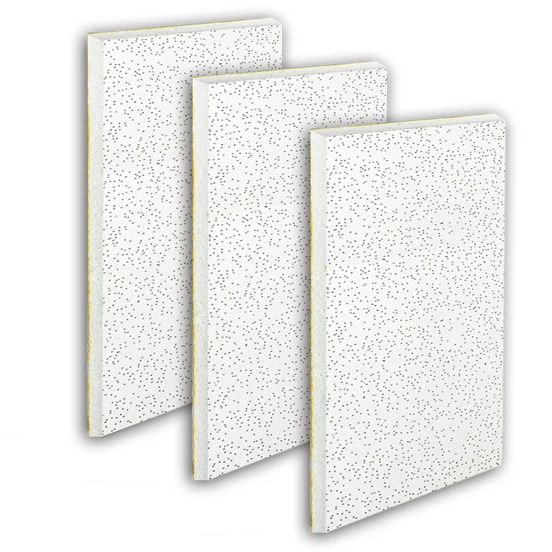 Acoustic Mineral Fiber Ceiling Tiles,Fireproof And Moisture-proof ...