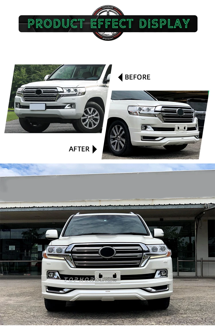 Toyota Land Cruiser 200 Modellista Body Kit - Front & Rear Bumpers