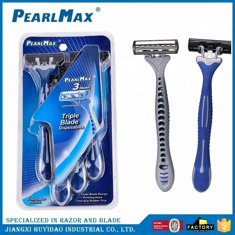 Razor Blades Pearlmax Disposable Triple Blade Razor - Buy Razor Blades ...