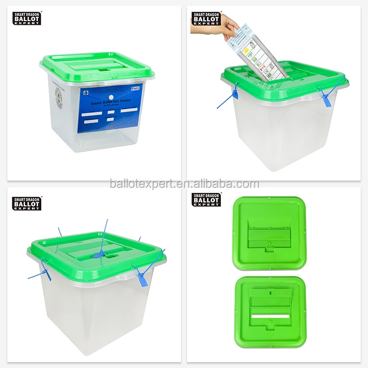 40-55l Election Transparent Plastic Ballot Voting Box Factory Elect ...