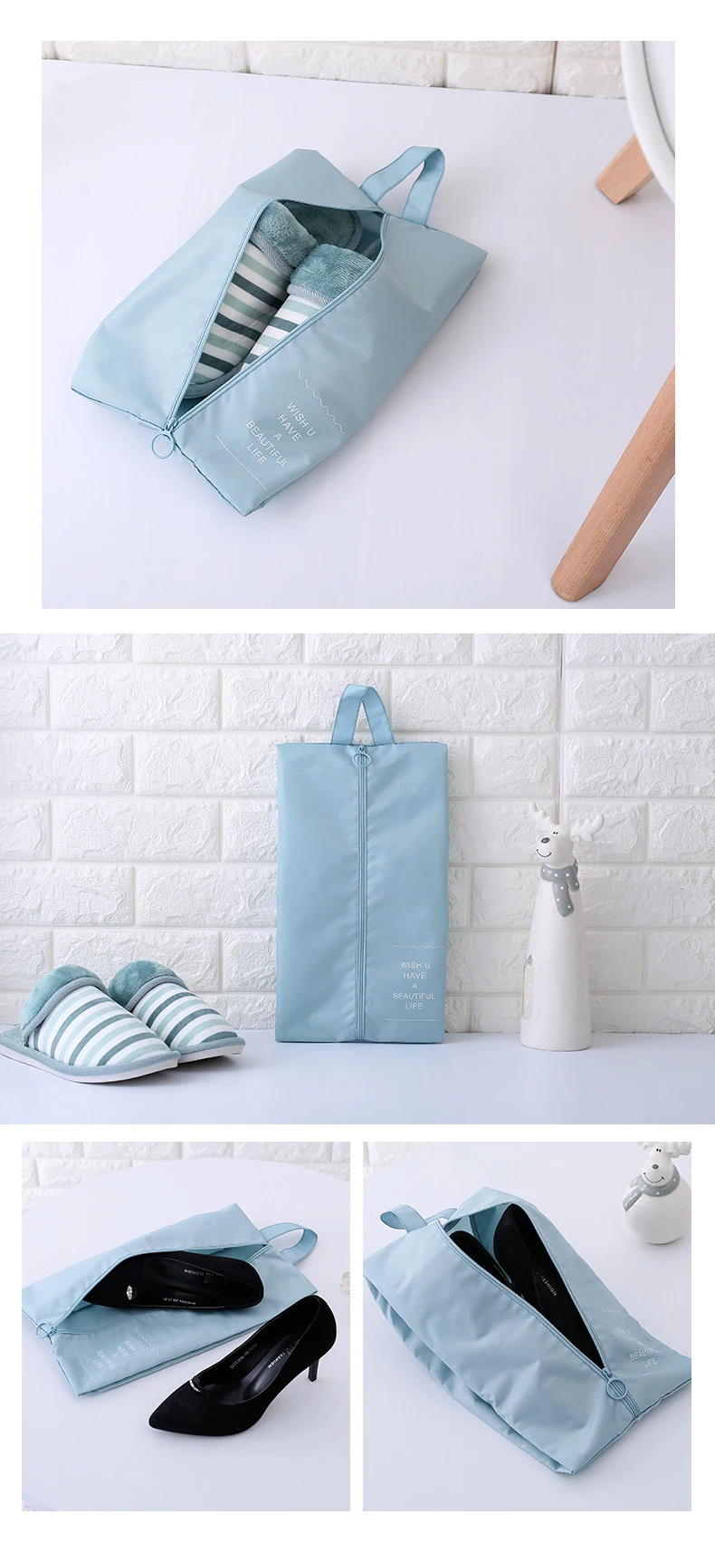 Wholesale Customize Portable Waterproof Shoe Storage Bag