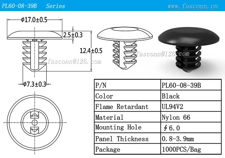 Nylon Push-in Fir Tree Clips - Secure Your Christmas Tree