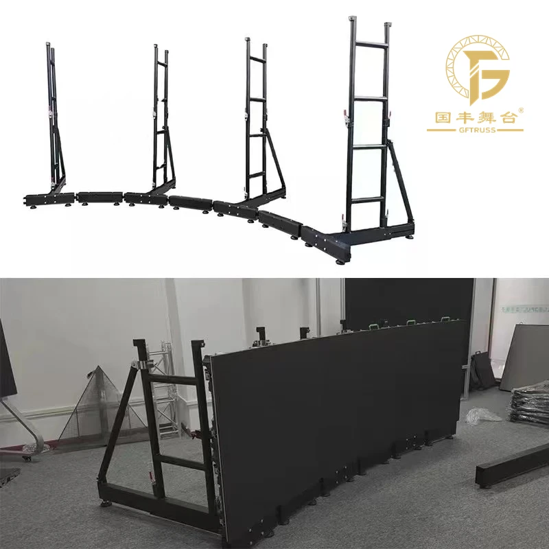 High-quality Aluminum LED Video Wall Ground Support Stand for Trade ...