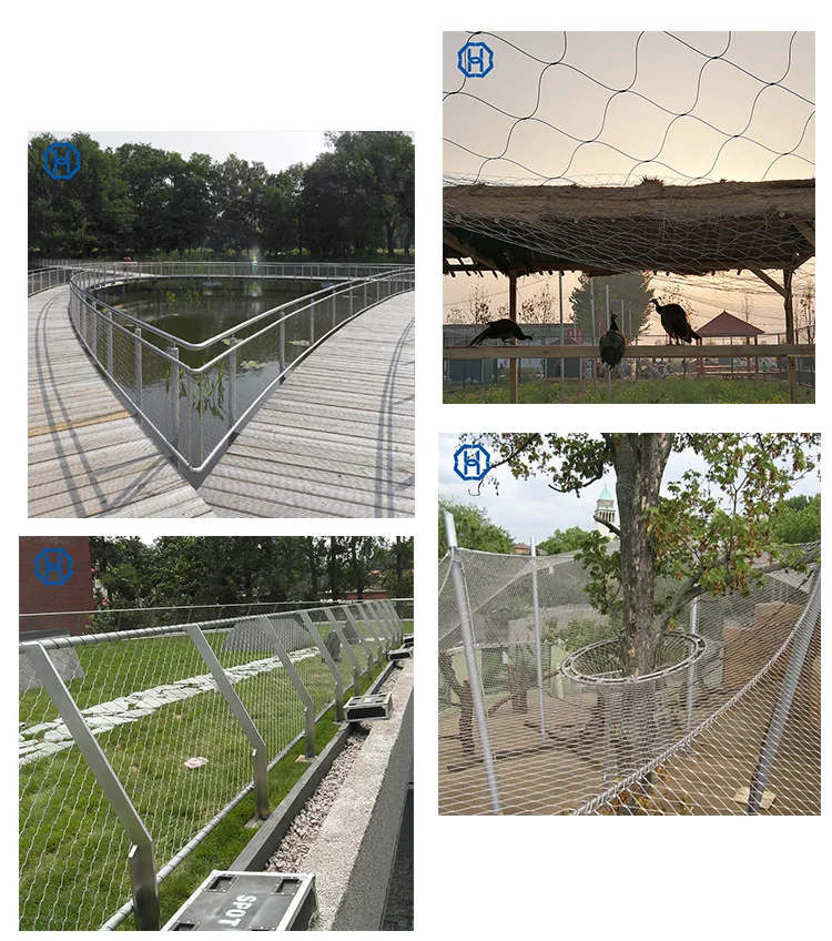 Manufacturer Custom Architectural Stainless Steel Woven Wire Rope Mesh ...