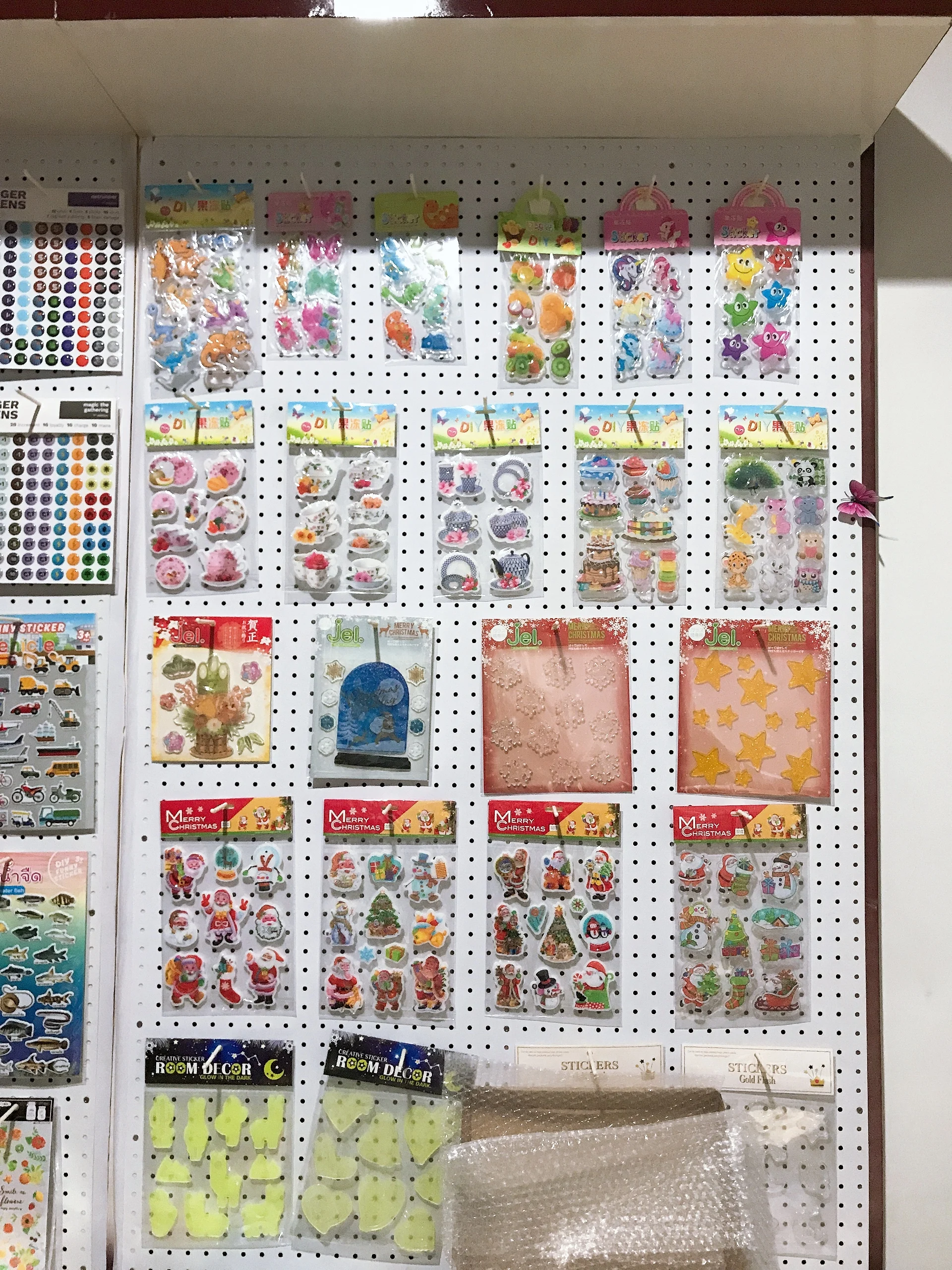 Alphabet Jelly Window Sticker Gel Cling Washable Sticker