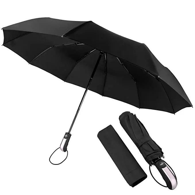Automatic Switch Travel Umbrella with Custom Advertising
