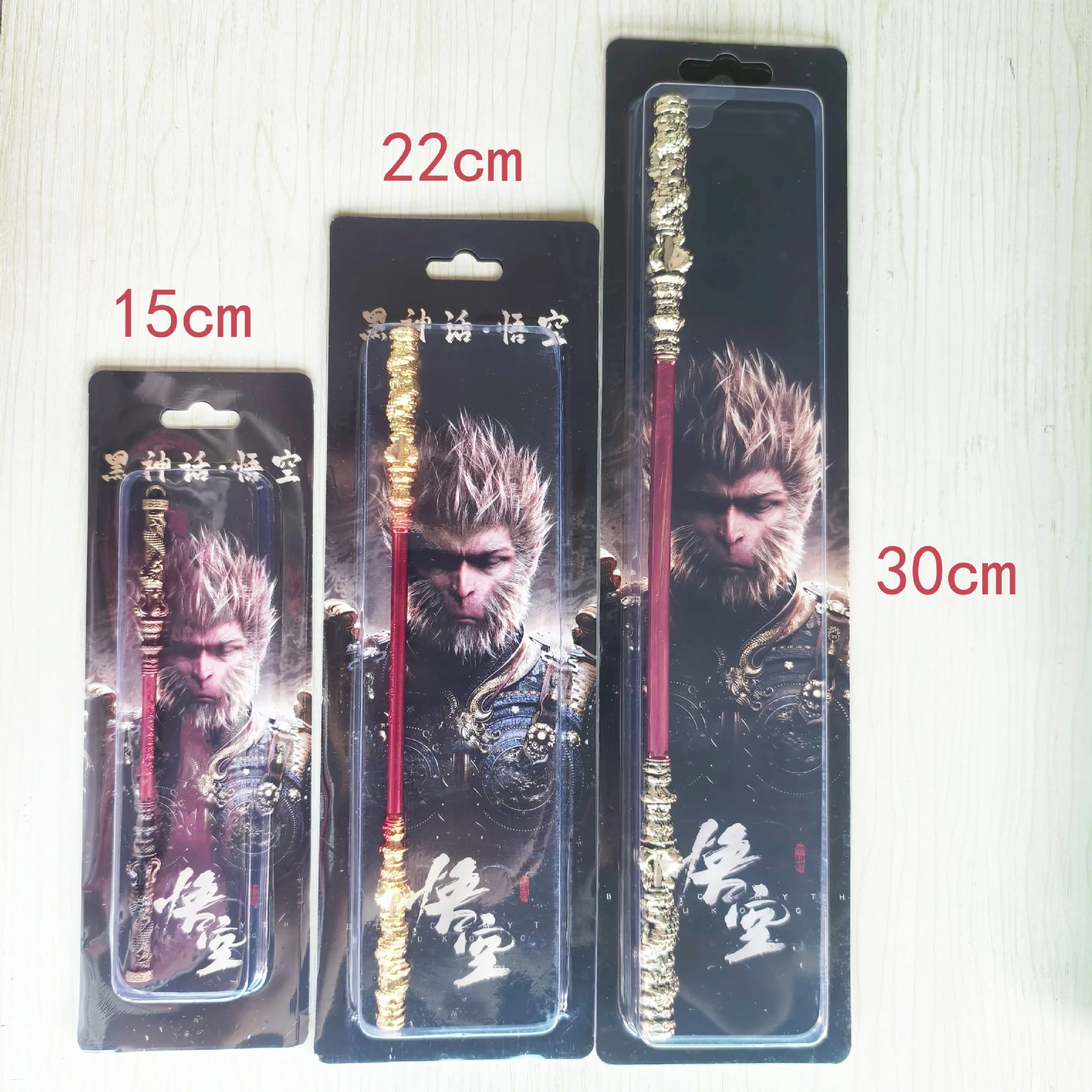 Black Myth Wukong Golden Cudgel Hand-held Monkey King Ruyi Model Crafts Game Surrounding Knick ...