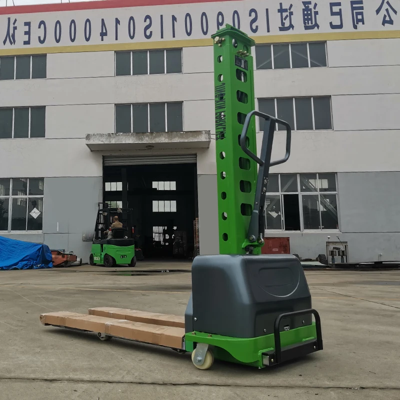 500KG/1000KG Portable Electric Walking Pallet Stacker