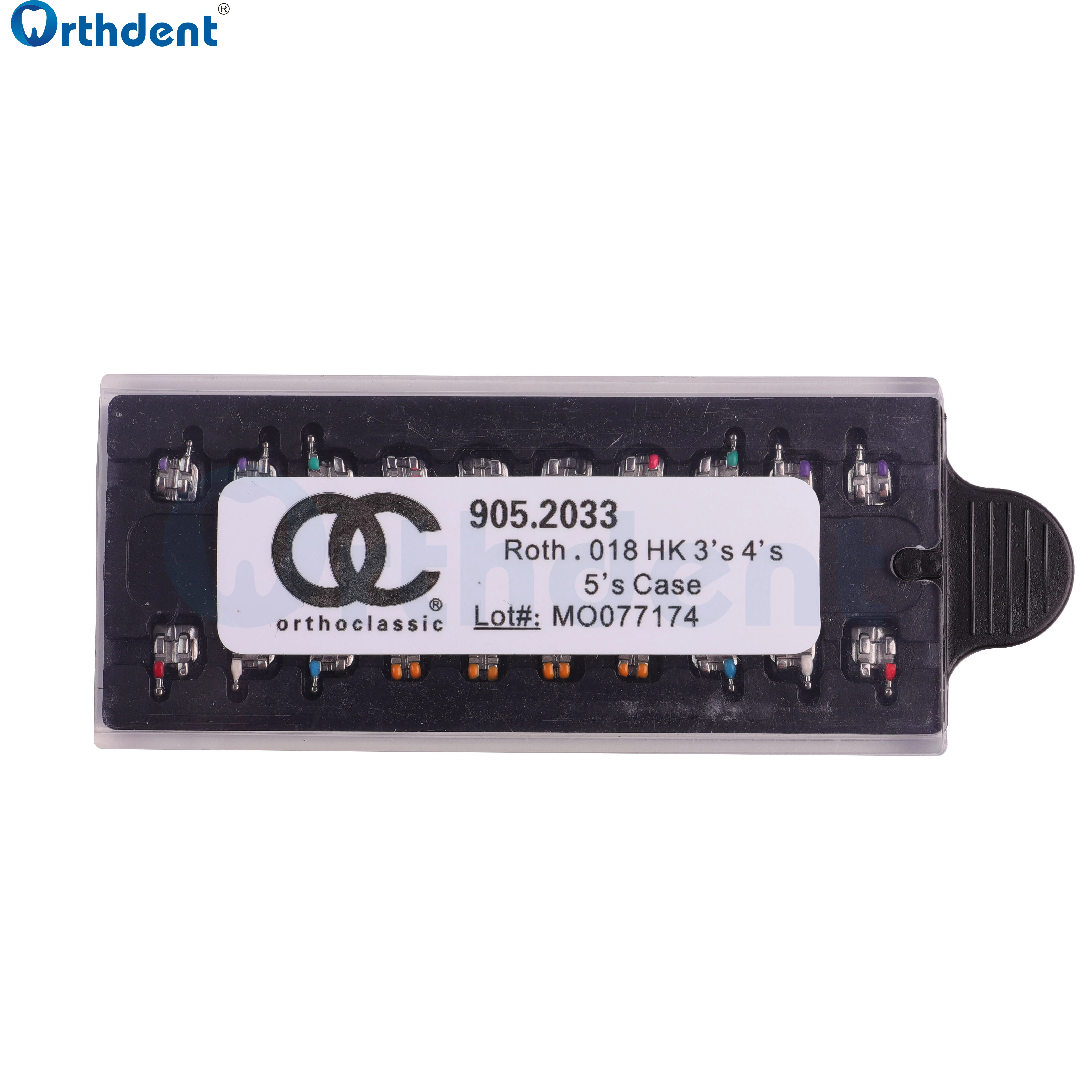 Orthdent 20pcs/box OC Brackets - Dental Orthodontic Metal Braces