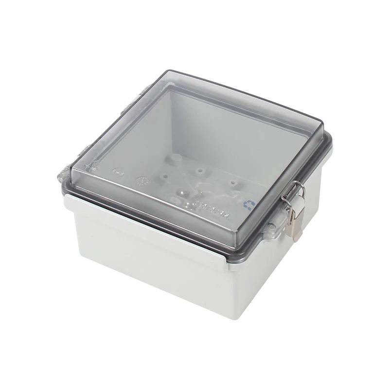Saipwell Junction Box,Hinged Transparent Cover Stainless Steel Clip ...