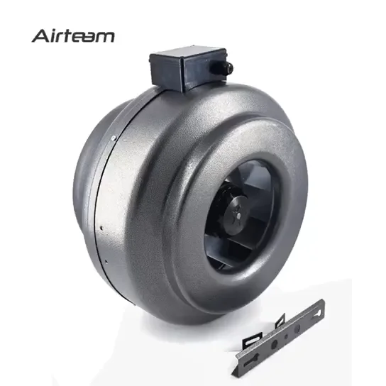 12" Housing Steel Dc04 Ball Bearing Centrifugal Duct Inline Fan With ...