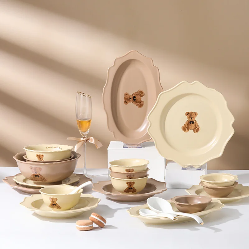 Elegant Ceramic Dinnerware Set Exquisite Design Showcasing Taste ...