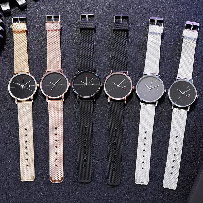 Men's Simple Quartz Watch with Calendar & Mesh Band - Fashionable Alloy ...