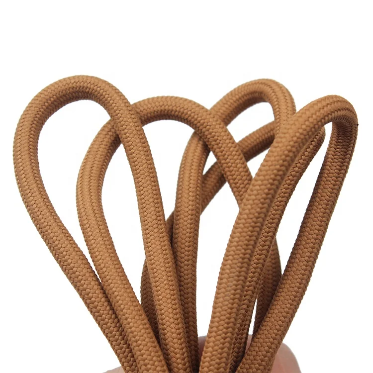 Bulk Custom Brown Colored Round Silicone Coated End Drawstring Cords ...