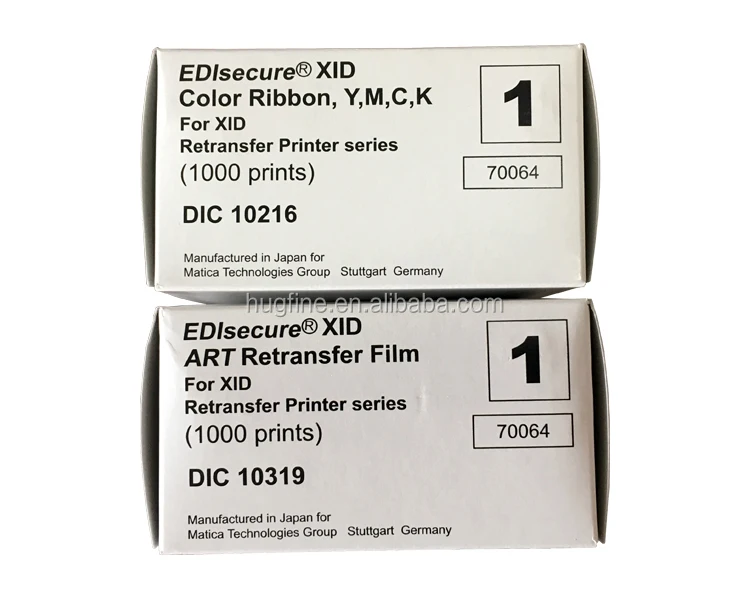 Genuine Matica Edisecure Ymck Color Ribbon Dic 10216 & Art Retransfer ...
