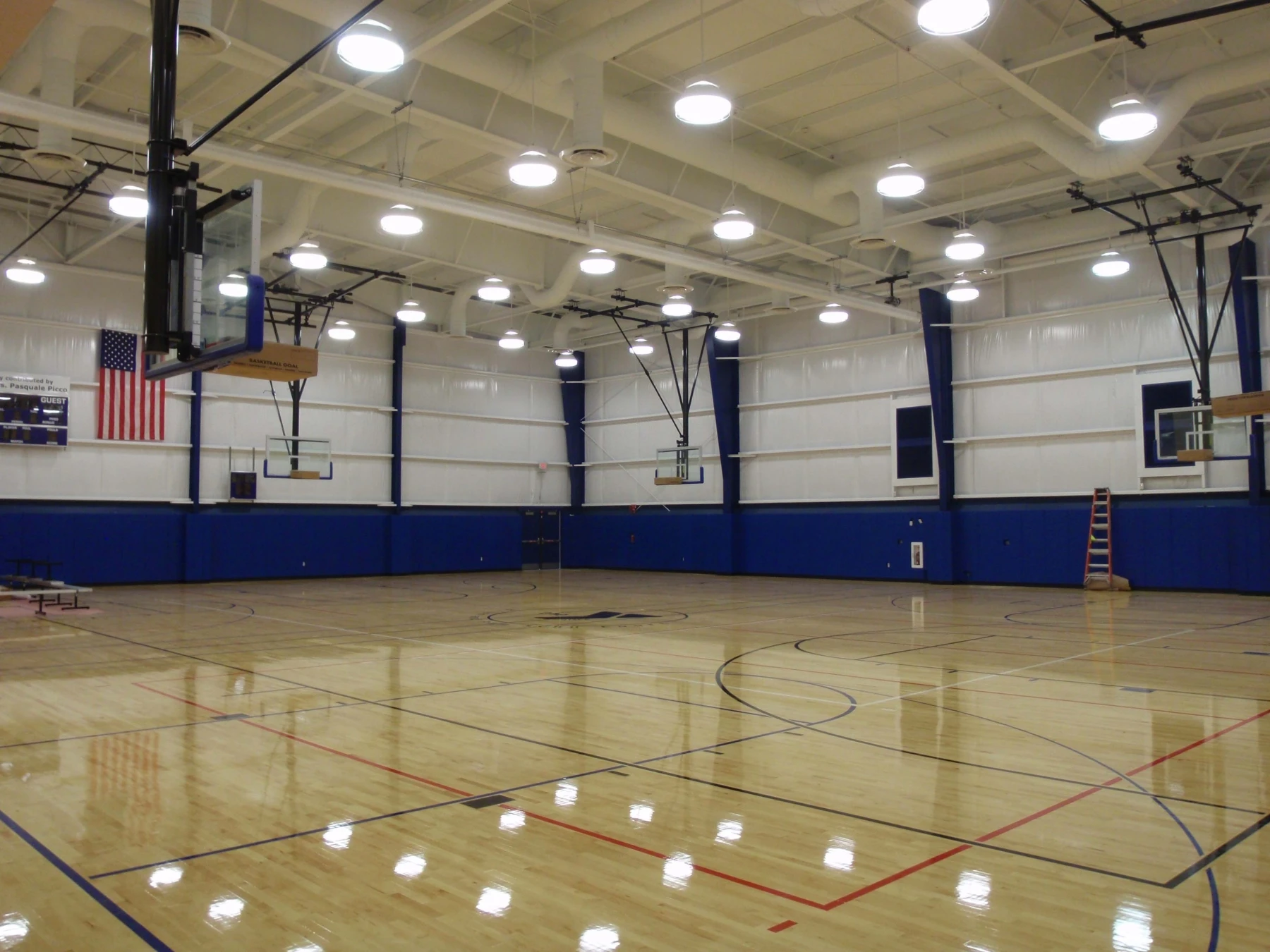 Prefabricated Steel Indoor Sports Buildings/Steel Structure Gymnasium ...