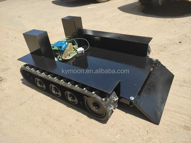 Rubber Tracked Chassis Platform/tracked Awn Mower/rubber Track ...